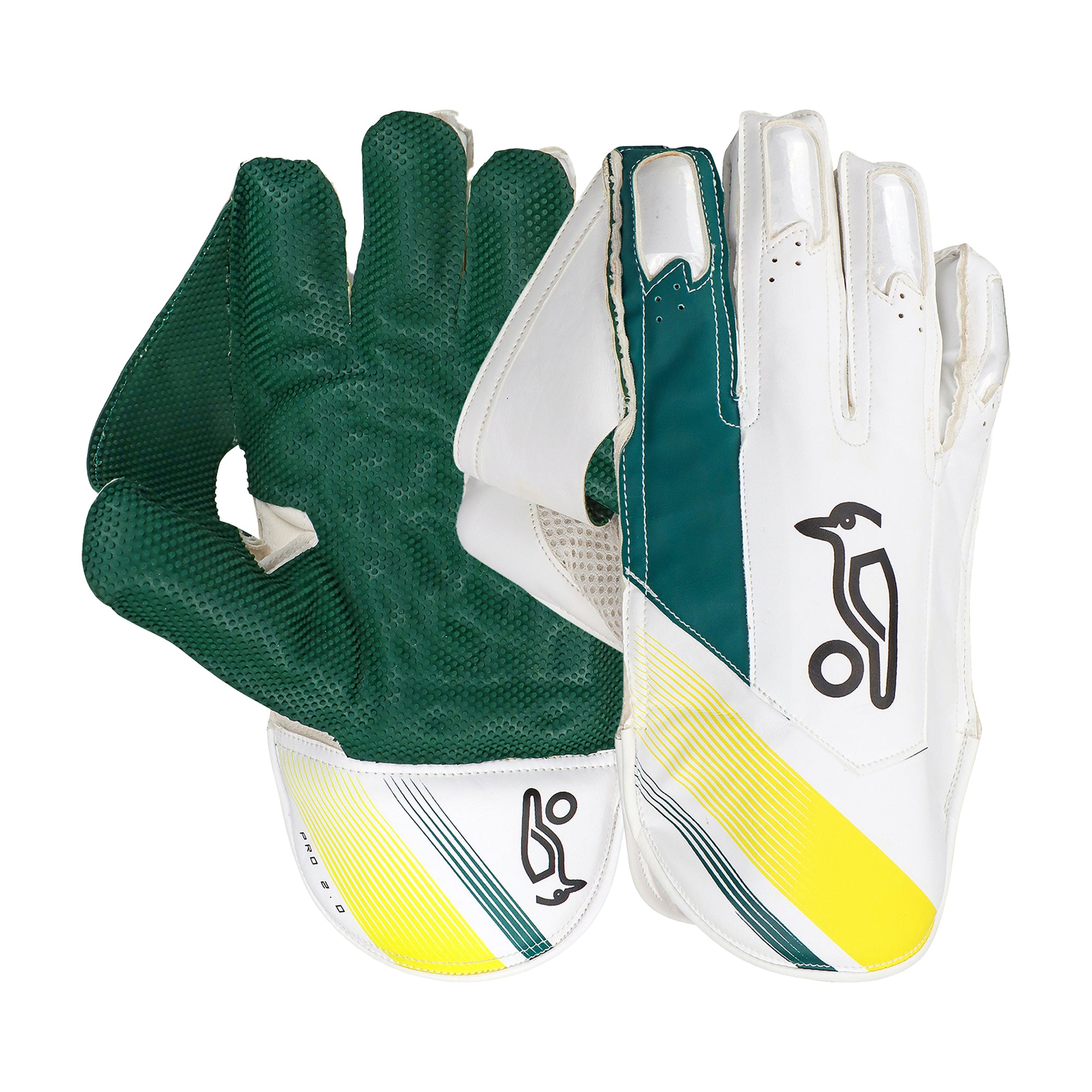 Kookaburra Pro 2.0 Cricket Wicket Keeping Green/Gold – Stag Sports